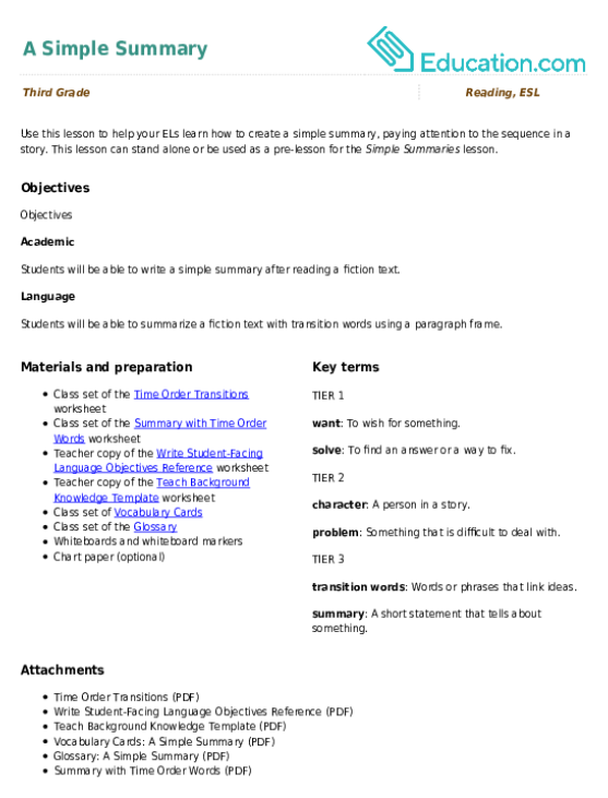 RL.3.2 Lesson Plans - Common Core ELA