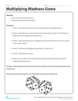 Multiplying by Multiples of 10 | Lesson Plan | Education.com