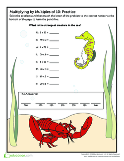 Multiplying by Multiples of 10 | Lesson plan | Education.com
