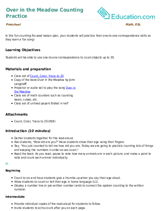 Counting Cereal One by One | Activity | Education.com