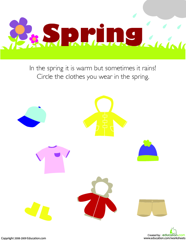 Spring Into Spring! | Lesson Plan | Education.com