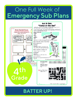 Sub Plans for Fourth Grade | Lesson plan | Education.com