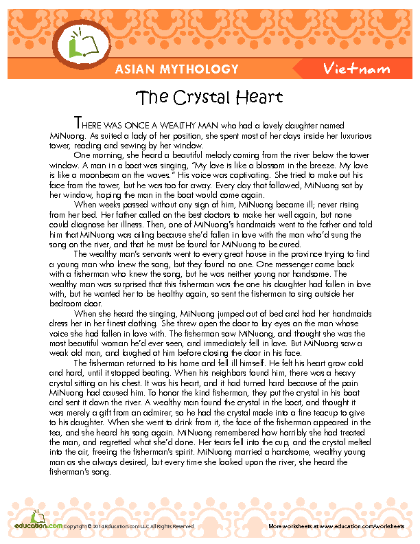 The Crystal Heart: Writing Similes | Lesson Plan | Education.com