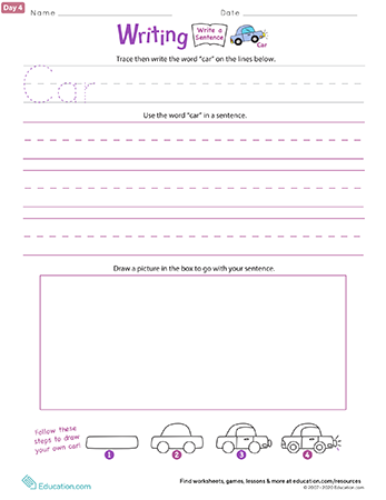 Independent Study Packet for Kindergarten, Week 1 | Workbook ...