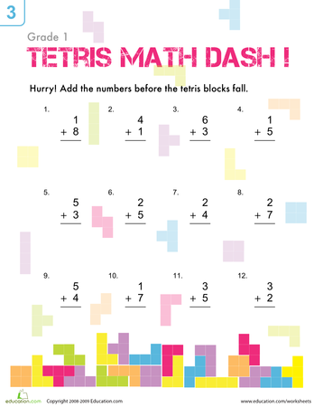 Addition Mission: Facts Practice | Workbook | Education.com