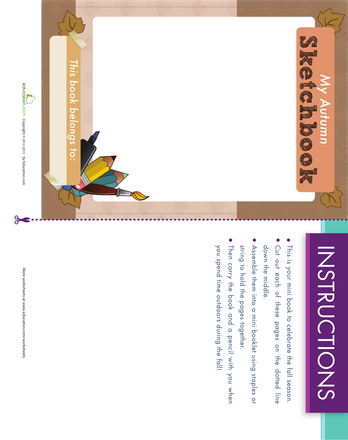 Autumn Activity Book | Workbook | Education.com