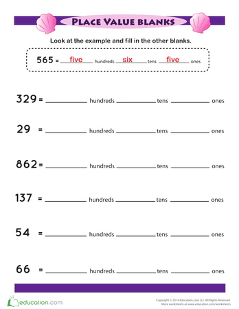 Base Ten Bonanza | Workbook | Education.com