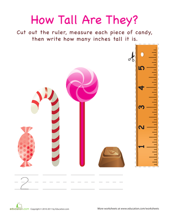 Comparing Sizes | Workbook | Education.com