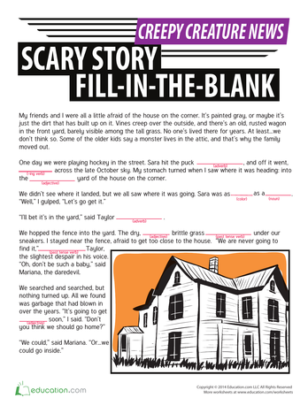 Creepy Creatures | Workbook | Education.com