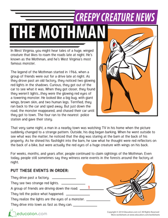 Creepy Creatures | Workbook | Education.com