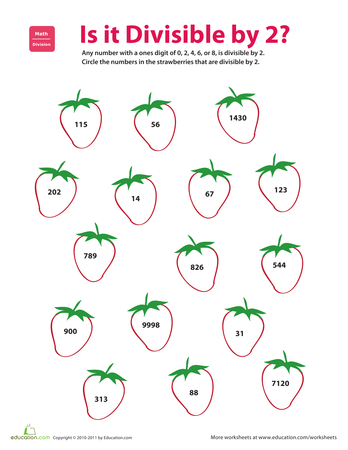 Divide Them Up | Workbook | Education.com