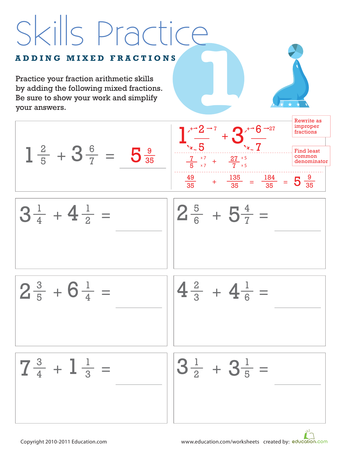 Fun with Fractions | Workbook | Education.com