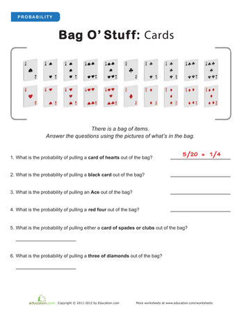 Good Odds: Statistics and Probability | Workbook | Education.com