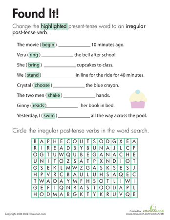 Grammar: Parts of Speech Practice | Workbook | Education.com