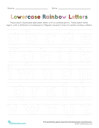 Preschool Independent Study Packet - Week 1 | Workbook | Education.com