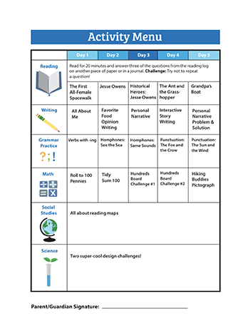 Second Grade Independent Study Packet - Week 2 | Workbook | Education.com