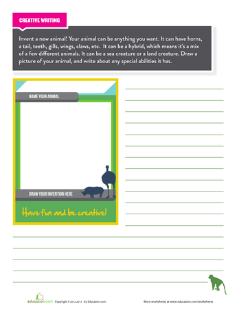 Journal Prompts For Kids | Workbook | Education.com