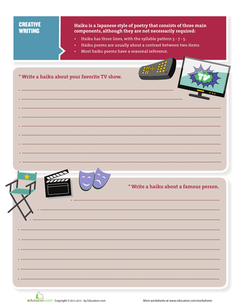 Journal Prompts For Kids | Workbook | Education.com