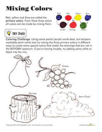 Light and Color | Workbook | Education.com