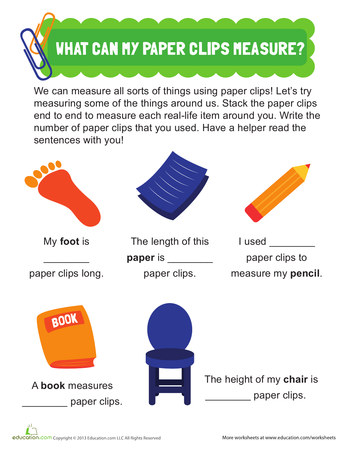 Measure It | Workbook | Education.com