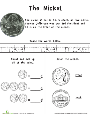 Money Math: All About Coins | Workbook | Education.com