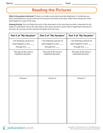 My Vacation | Workbook | Education.com