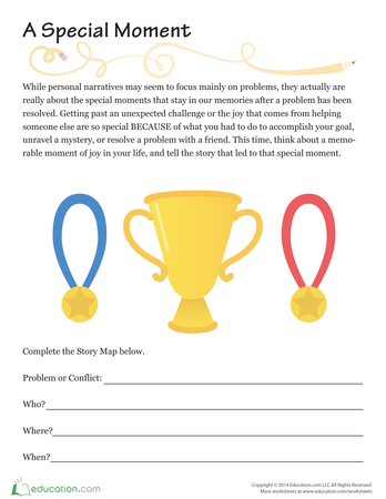 Personal Narrative Writing | Workbook | Education.com