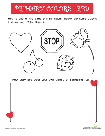 Pre-Reading Skills: Colors | Workbook | Education.com