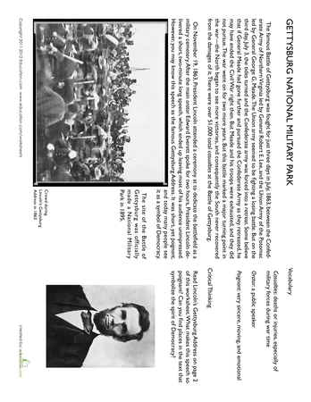Read Me, U.S. History | Workbook | Education.com