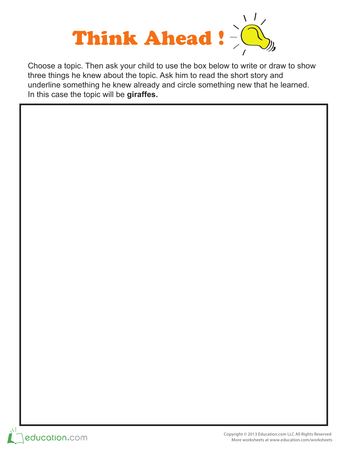 Ready, Set, Read | Workbook | Education.com