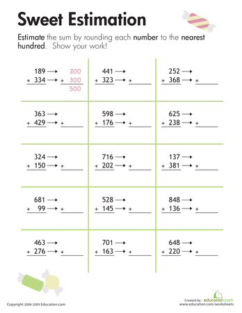 Rounding and Estimation | Workbook | Education.com