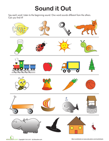Sound It Out | Workbook | Education.com
