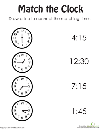 Time and Money Math | Workbook | Education.com