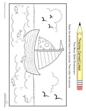 Tracing Practice for Preschool | Workbook | Education.com