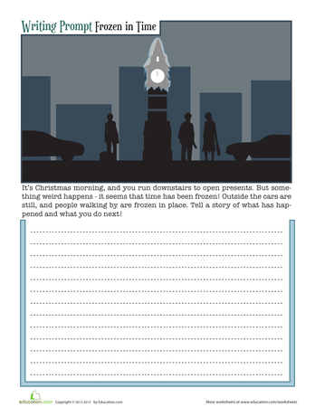 Winter Writing Journal | Workbook | Education.com