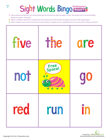 Word Play | Workbook | Education.com