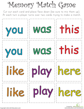 Word Play | Workbook | Education.com