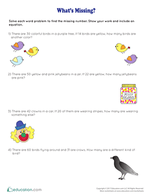 Halloween Story Problems | Activity | Education.com