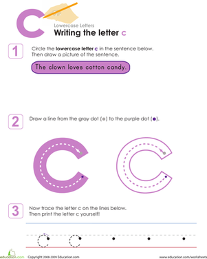 Phonics Fun: C is for Caterpillar | Activity | Education.com