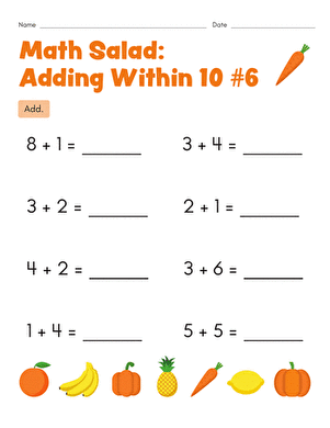 Salad Butterfly | Activity | Education.com