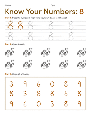 K.CC.A.3 Worksheets, Workbooks, Lesson Plans, and Games