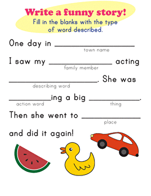 Write a Mixed Up Story! | Activity | Education.com