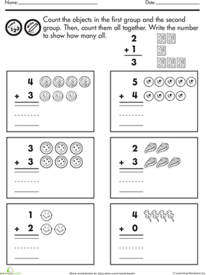 K.OA.A.3 Worksheets, Workbooks, Lesson Plans, and Games