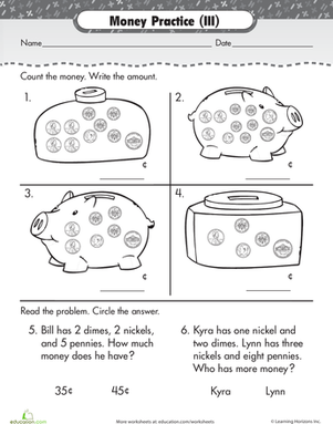 Show Me the Money! A Math Guessing Game | Activity | Education.com