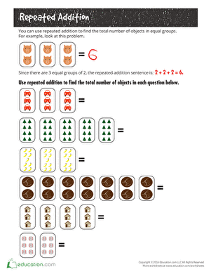 2.OA.C.4 Worksheets - Common Core Math