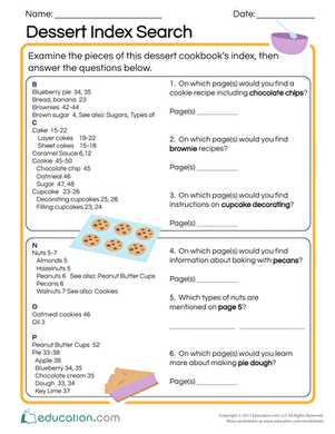 Peanut Butter Dessert | Activity | Education.com