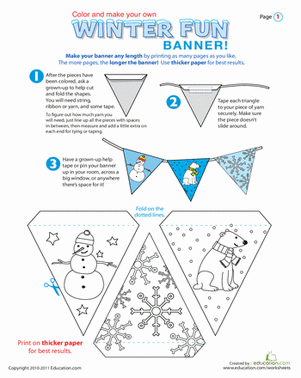 Winter World | Activity | Education.com