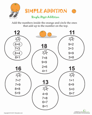 1.OA.D.7 Worksheets, Workbooks, Lesson Plans, and Games