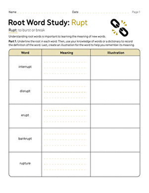 L.3.4.C Worksheets - Common Core ELA