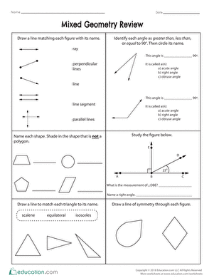 Make a Geometry Dictionary | Activity | Education.com